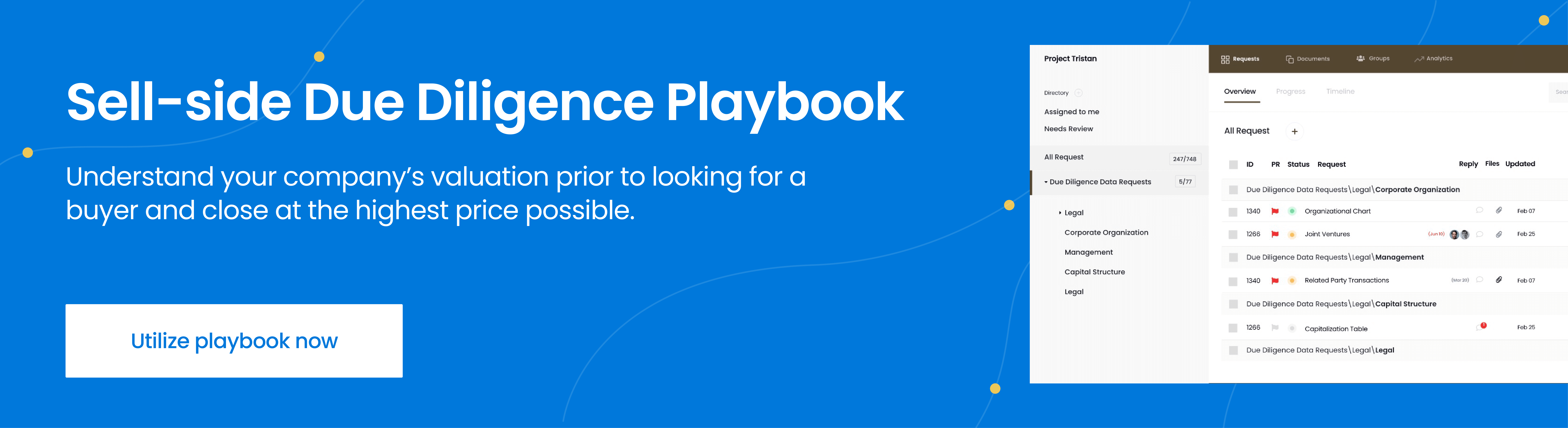 Complete List of 50+ Due Diligence Documents for M&A Deals